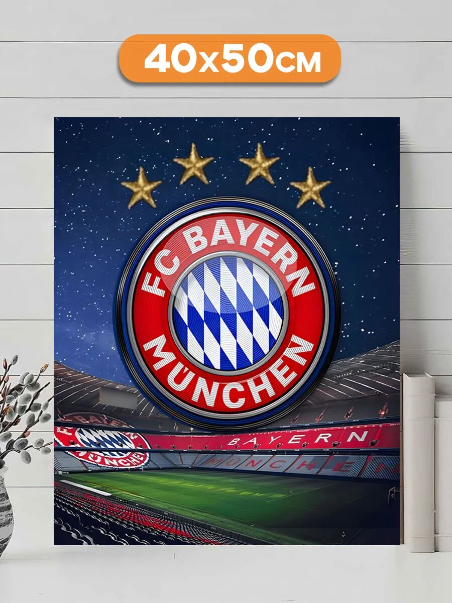 Картина на стену для дома Бавария Bayern 40х50 см
