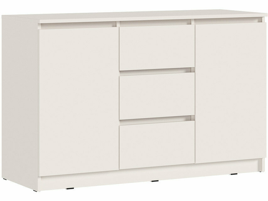 Комод 3 ящика/2 двери (1200), шариковые направляющие - Кашемир