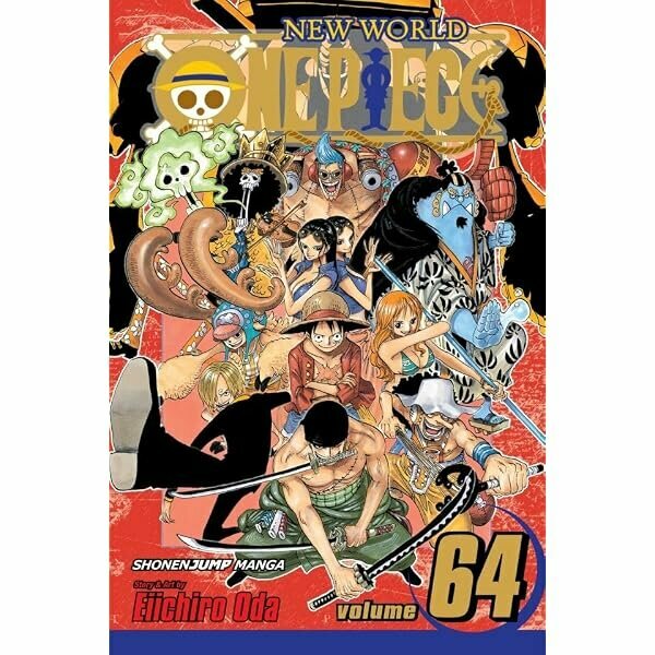 One Piece, Vol. 64: 100,000 vs. 10 (One Piece Graphic Novel)，Reprinted paperback book
