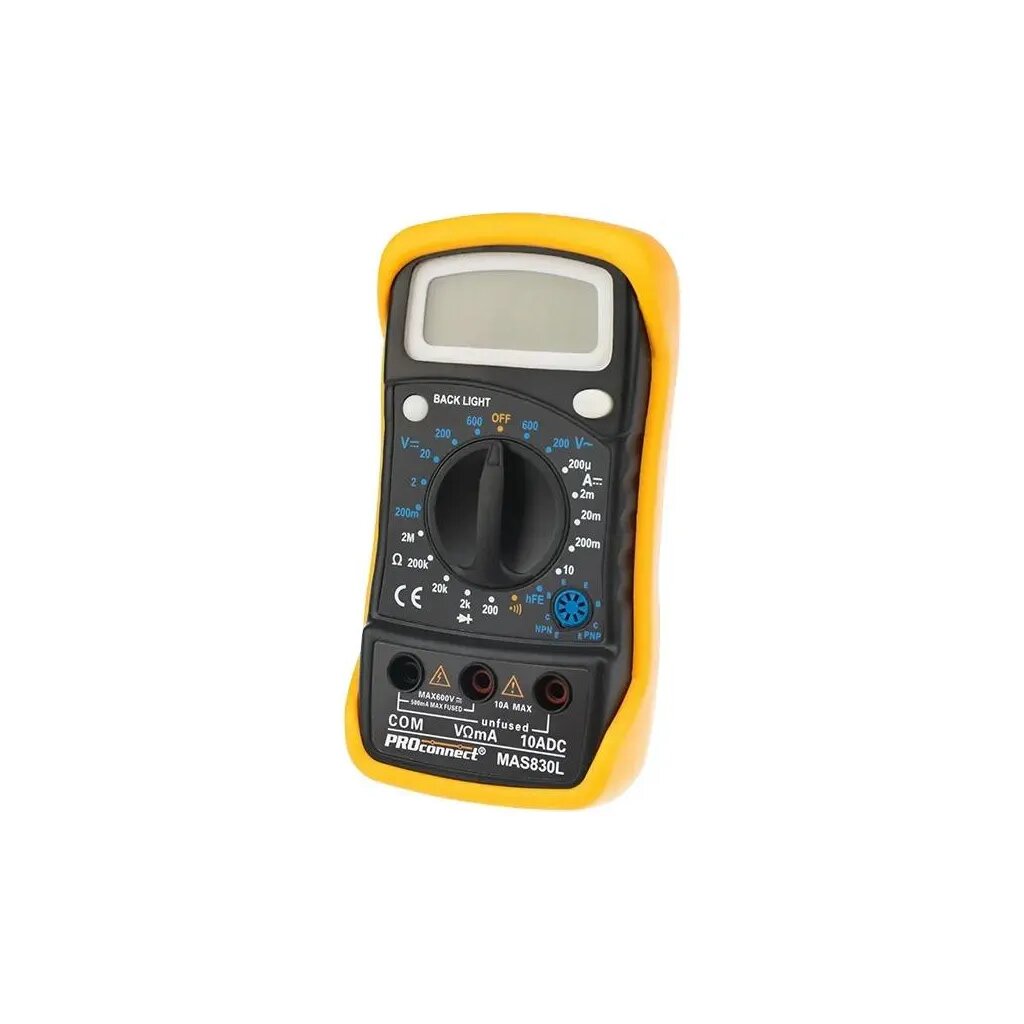 Мультиметр цифровой PROCONNECT MAS830L DT850L, ручной (13-3021)