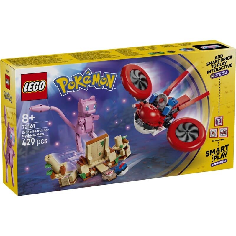 Конструктор LEGO Pokemon 72161 Drone Search for Mythical Mew Поиск мифического Мью с помощью дронов