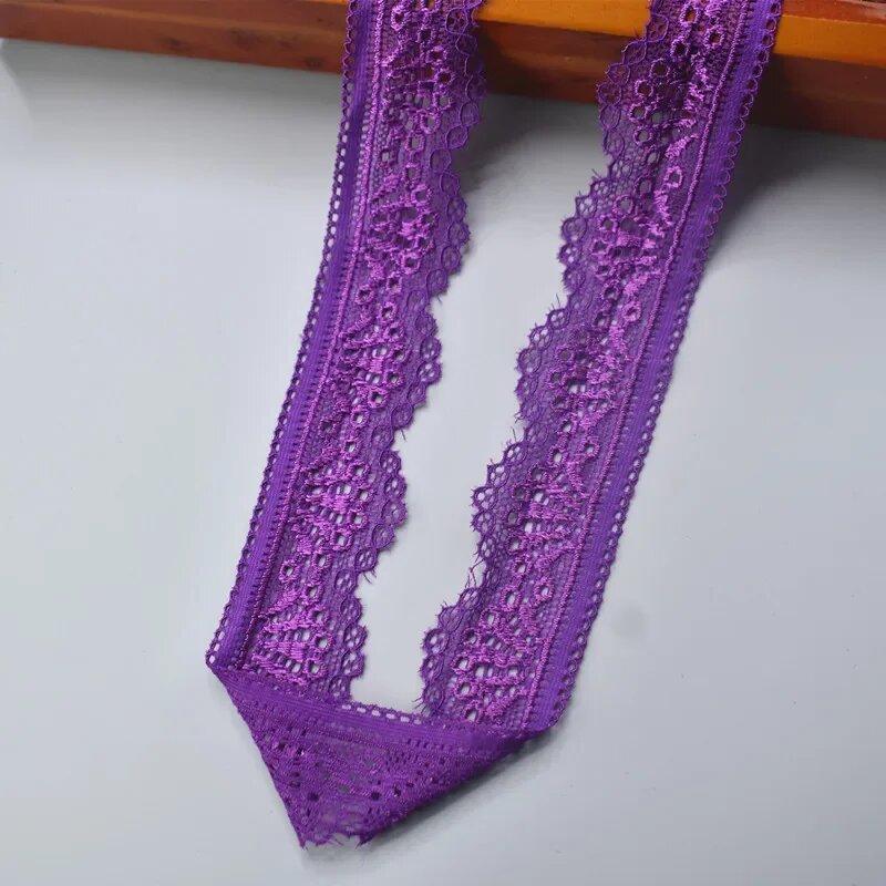 Эластичная кружевная лента WyFeay 5 ярдов 30mm 1.2inch