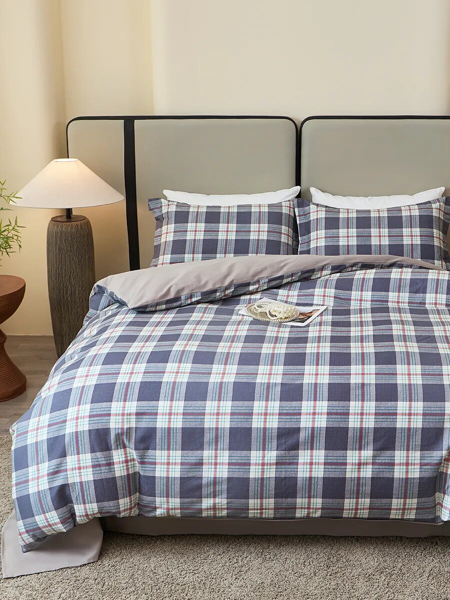 Постельное белье 1.5 спальное фланель хлопковая Flannel