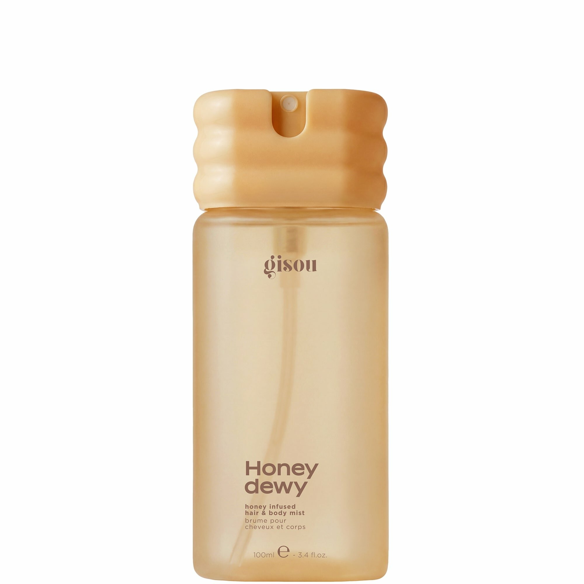Gisou Honey Infused Hair & Body Mist Honey Dewy Увлажняющий мист-спрей для волос и тела с медовой водой Мирсалехи 100 мл