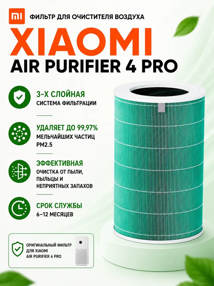 Фильтр для очистителя воздуха Xiaomi Air Purifier 4 PRO (BHR5062GL)