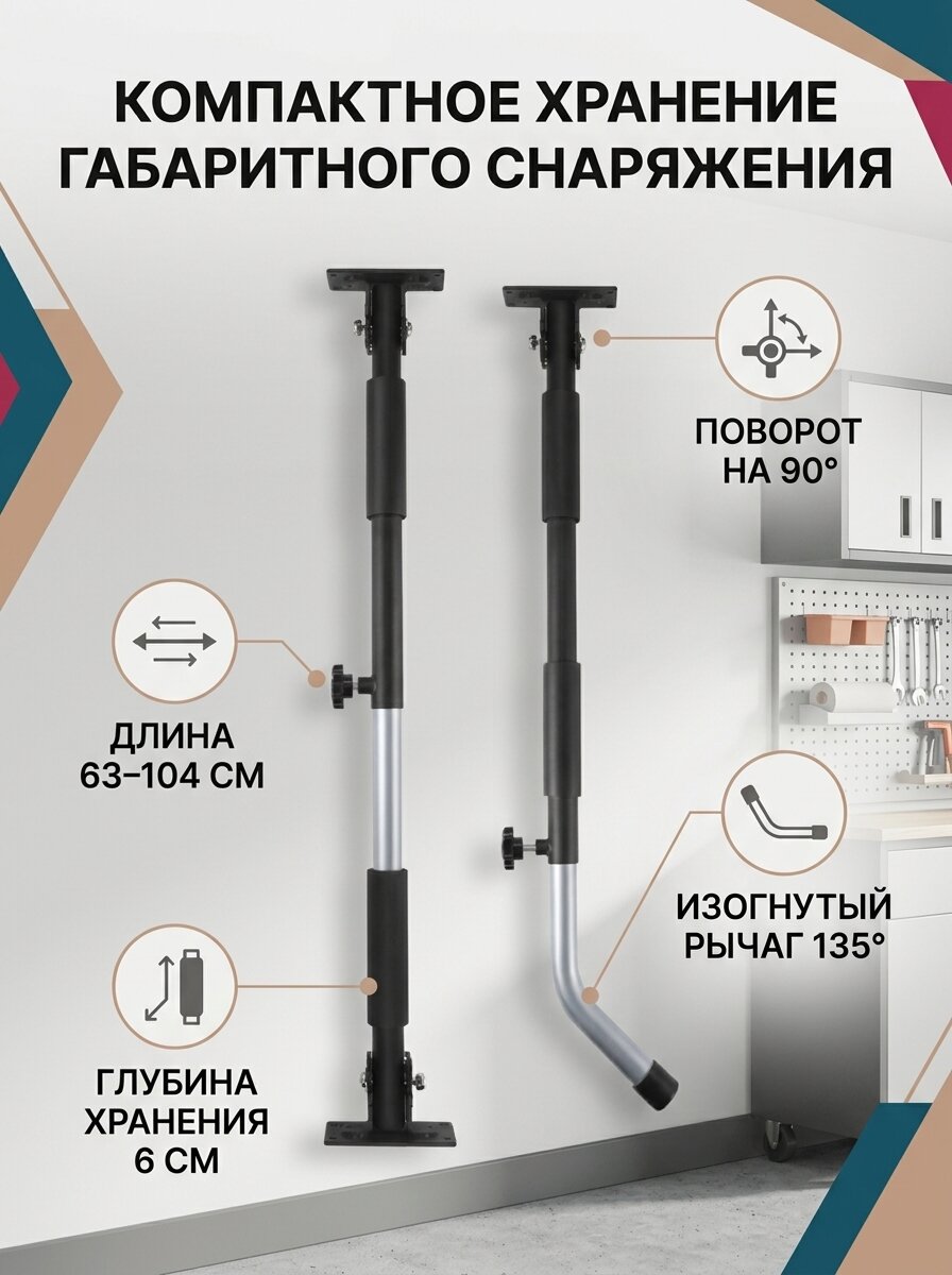 1 пара настенных креплений для хранения на крыше автомобиля, для багажного бокса, для доски для серфинга.