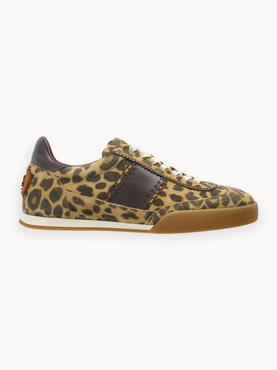 Кроссовки Leopard-print sneakers