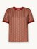 Футболка LACOSTE, размер 34 EU, оранжевый