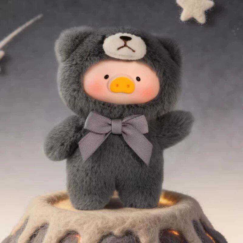 Тканевый подвесной элемент LuLu Pig Teddy Mini Natural Whispers Series Камень подтвержден в коробке