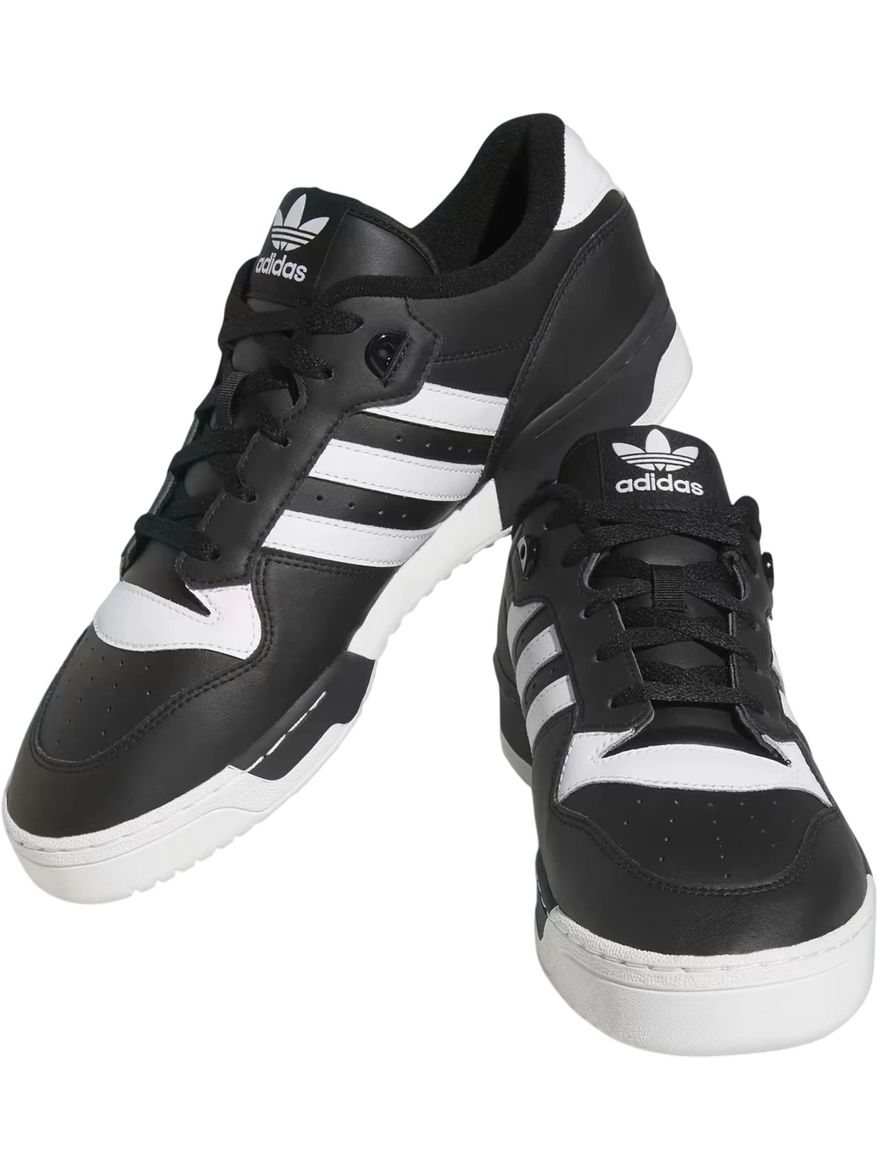 Кеды adidas Rivalry Low, полнота F (EU)/ на среднюю стопу, размер 9,5 UK, черный — фото 1