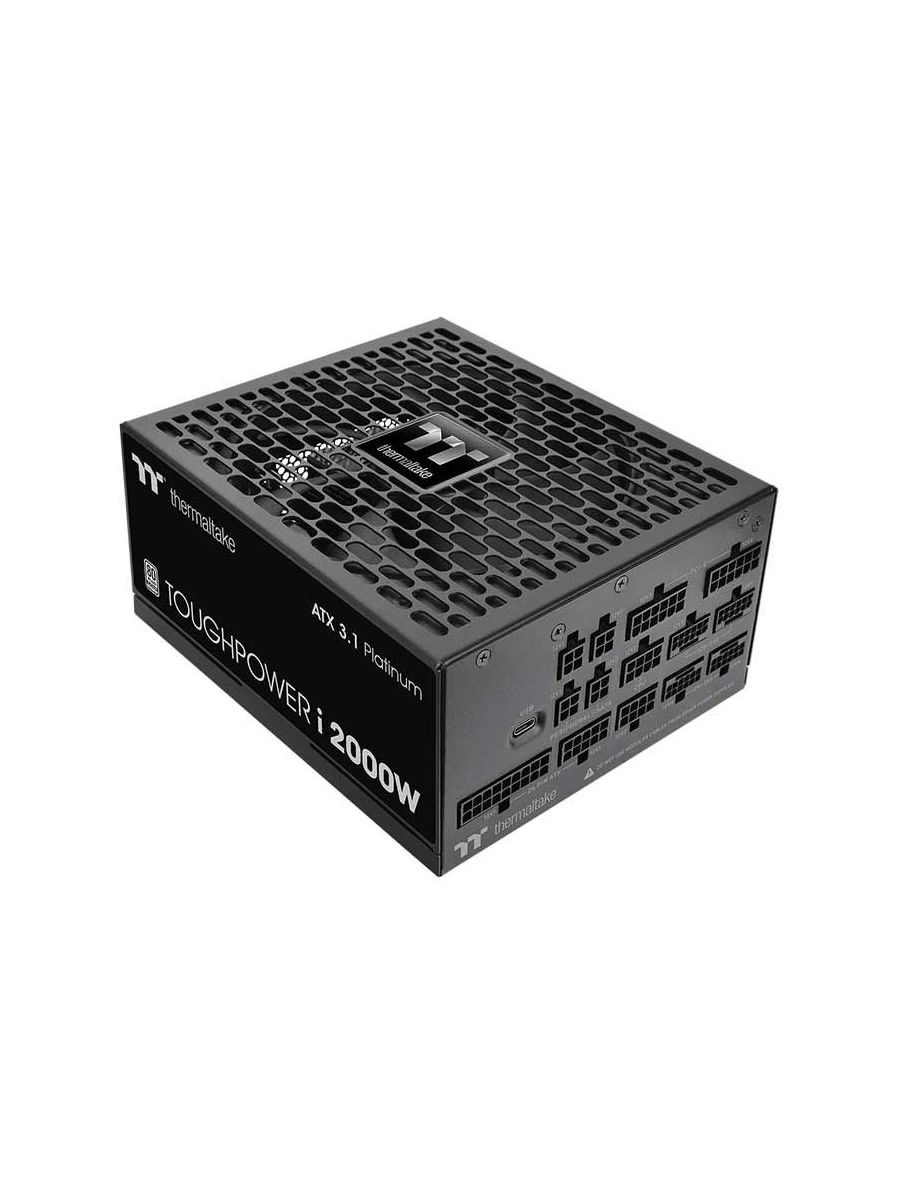 Блок питания Thermaltake ATX 2000W Toughpower i Gen.5 80+ platinum 24pin APFC 140mm fan color LED 12xSATA Cab Manag RTL