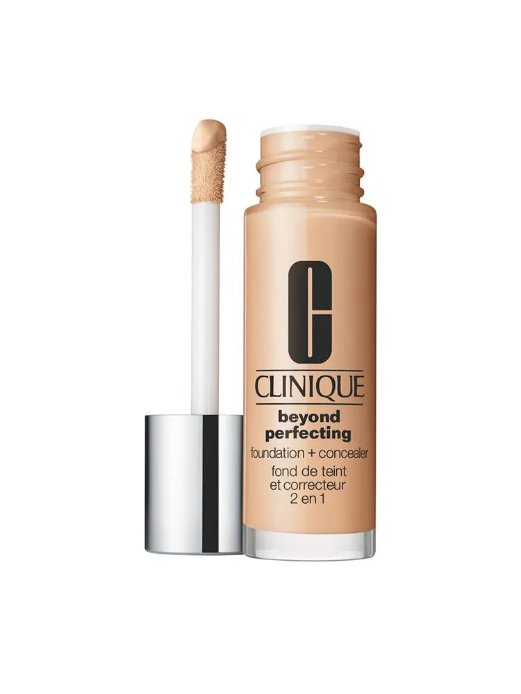 Clinique Стойкий тональный крем-консилер Beyond Perfecting Makeup, тон CN 28 Ivory, 30 мл