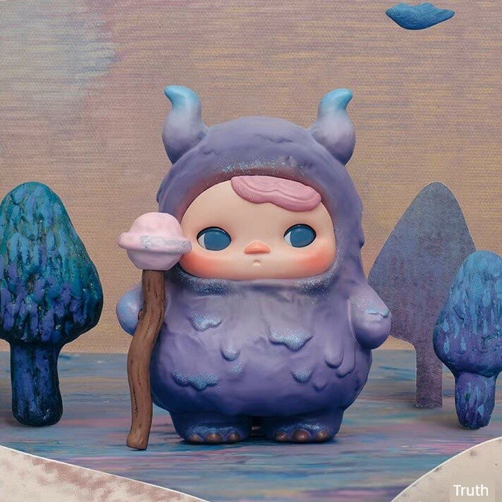 POPMART PUCKY POKY THE TRUTH мини-фигурка В блэнд-боксе, 12 СМ, коллекционная игрушка, новая В упаковке