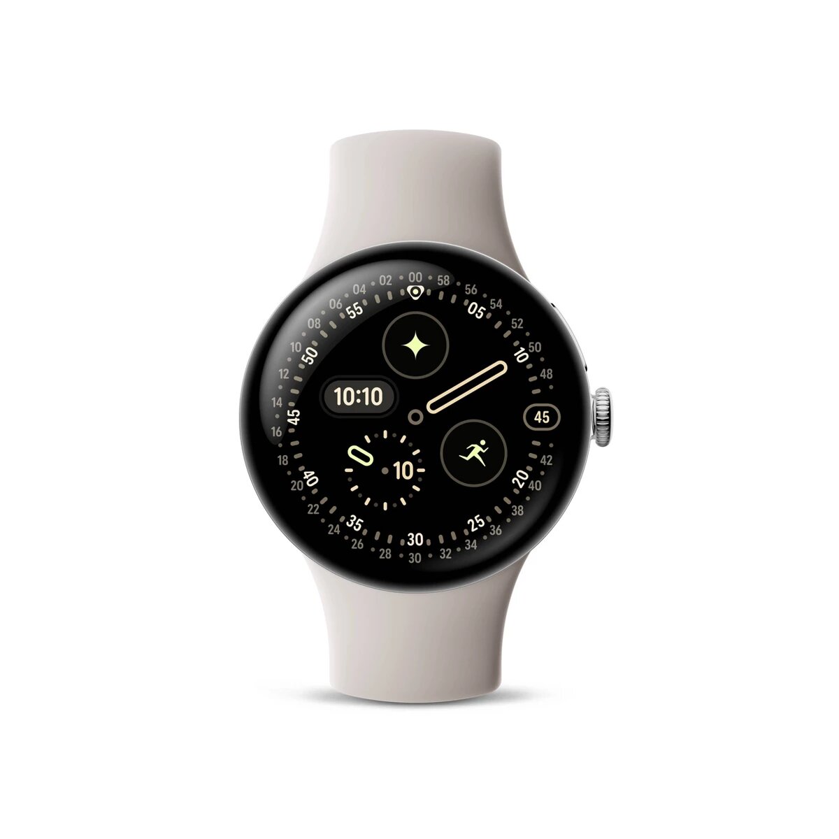 Google Pixel Watch 4 41mm Wi-Fi (Polished Silver/Porcelain)