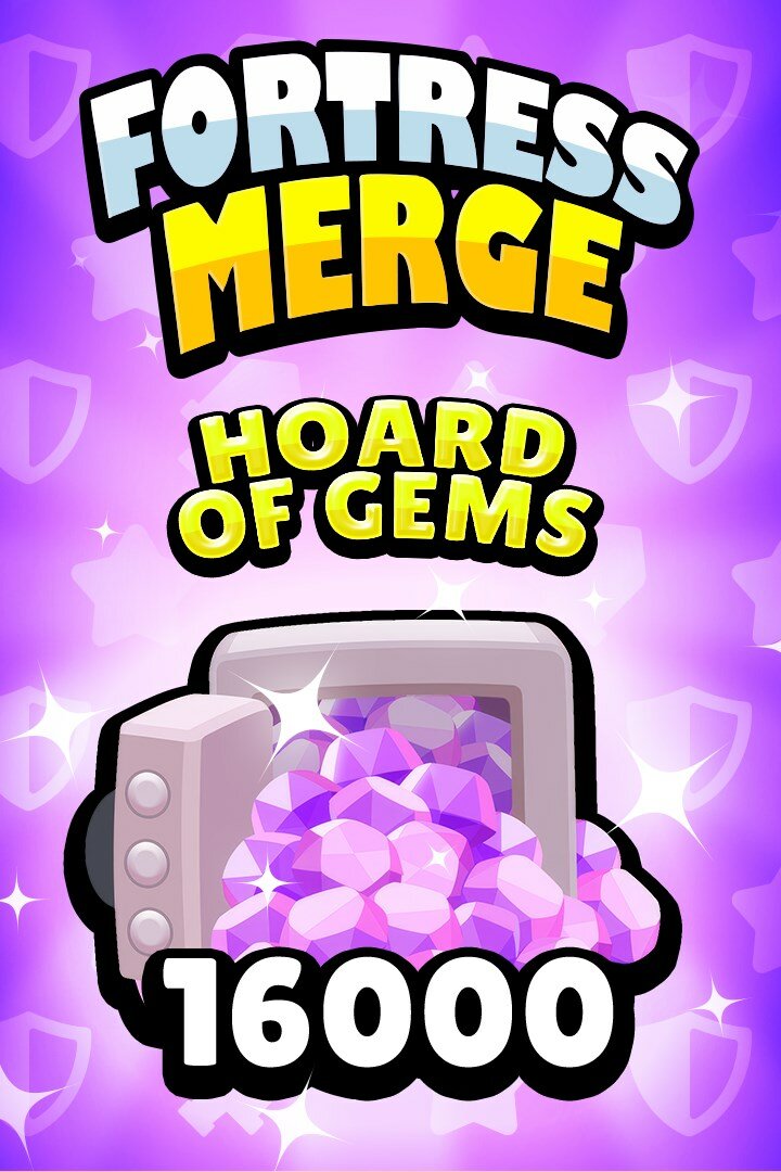 Fortress Merge: Hoard of Gems - 16000 — игровая валюта для Xbox · PC, Xbox · цифровой код · любой регион