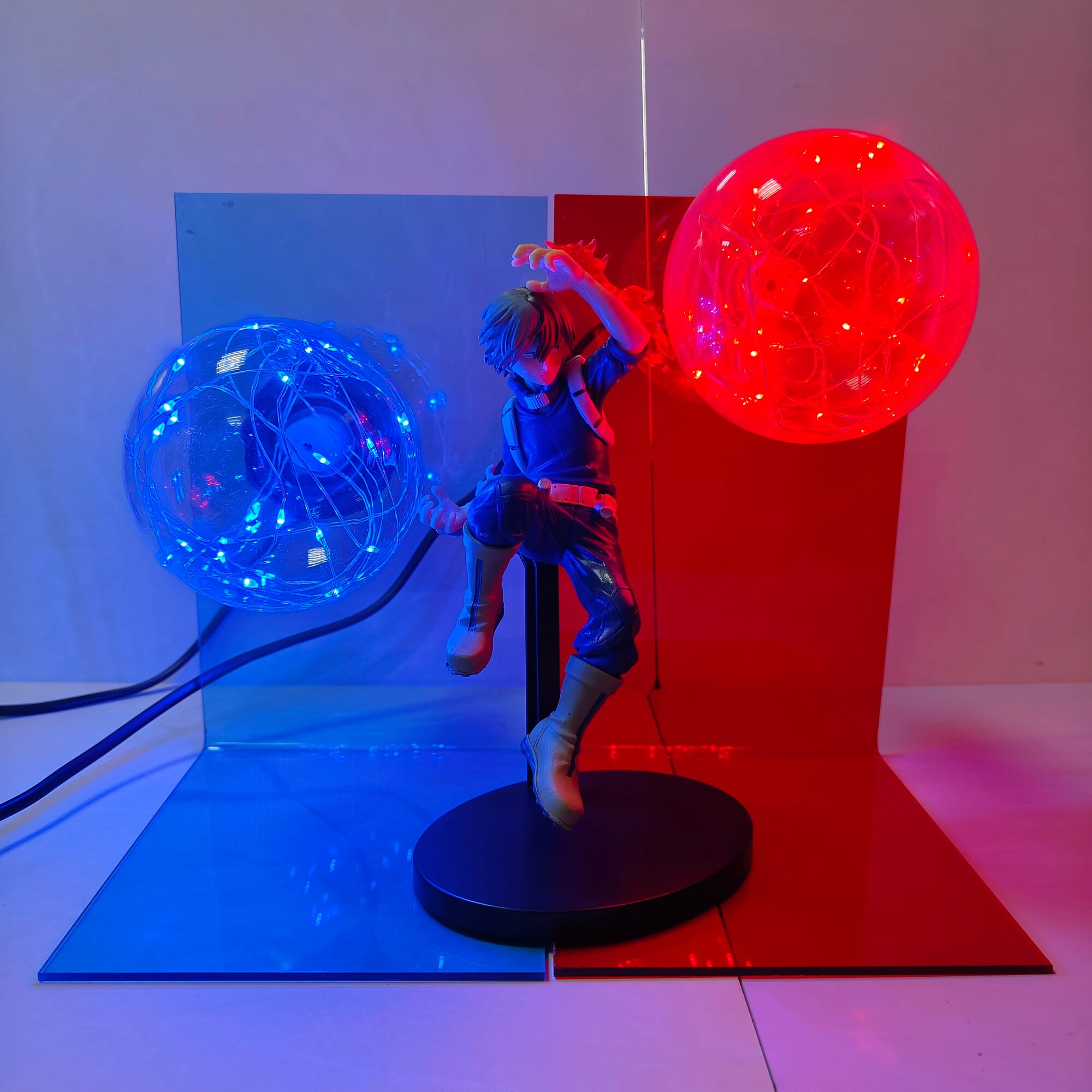 Фигурка Тодороки Шото Bandai LED с подсветкой EU Plug