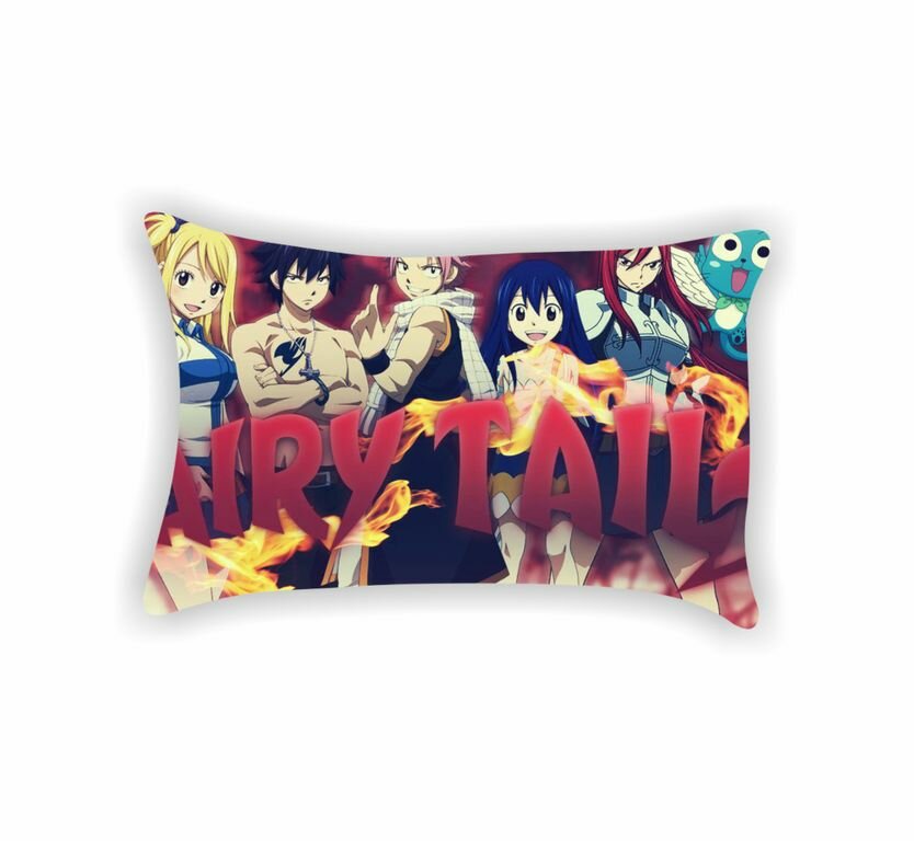 Подушка Хвост Феи, Fairy Tail №31, Картинка с одной стороны
