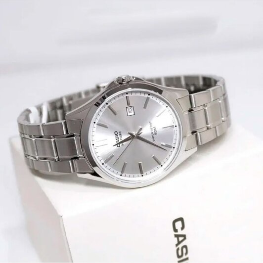 Наручные часы CASIO Collection, серебристый/перламутровый — фото 1