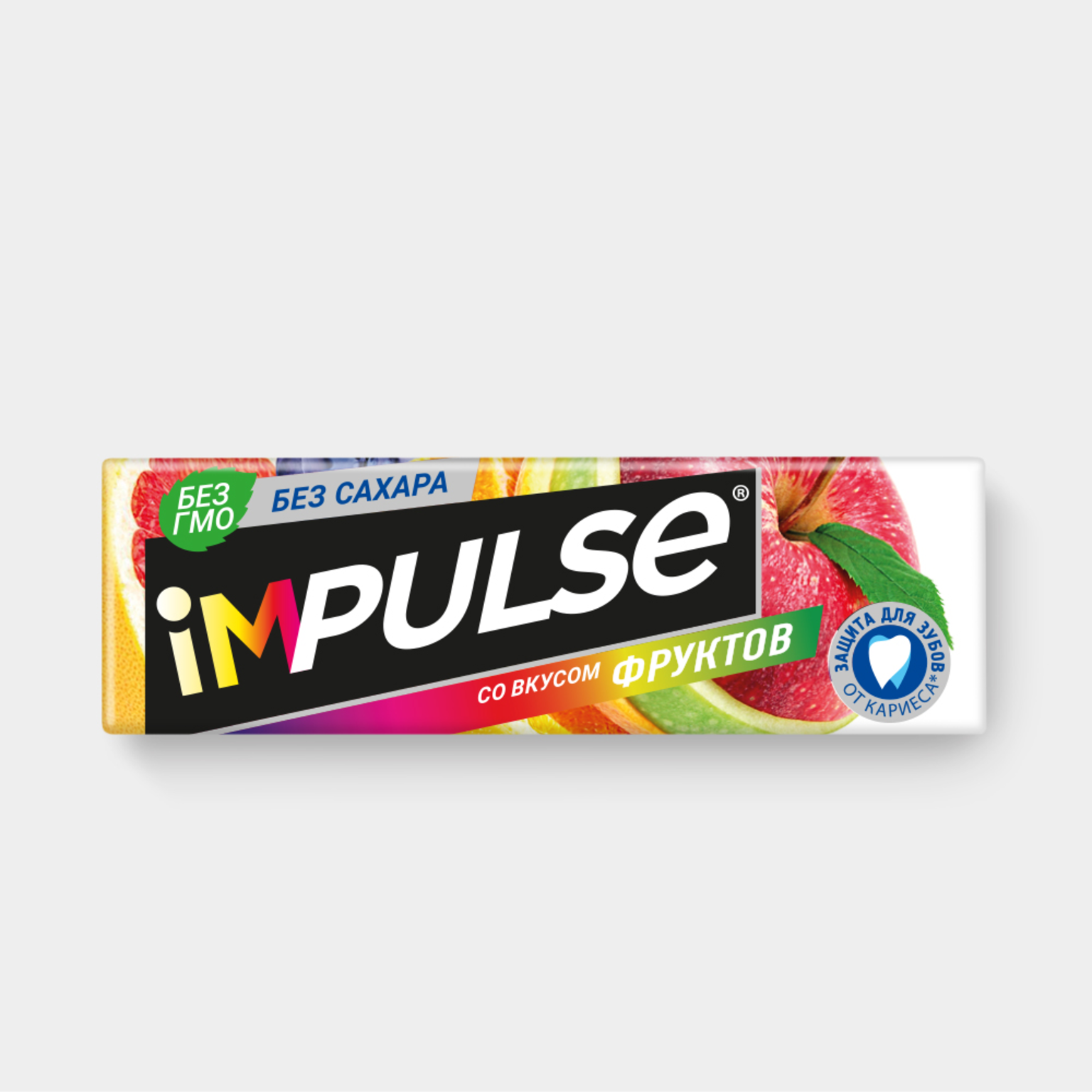 Impulse, жевательная резинка со вкусом Multi-Frutti, без сахара, 14 г