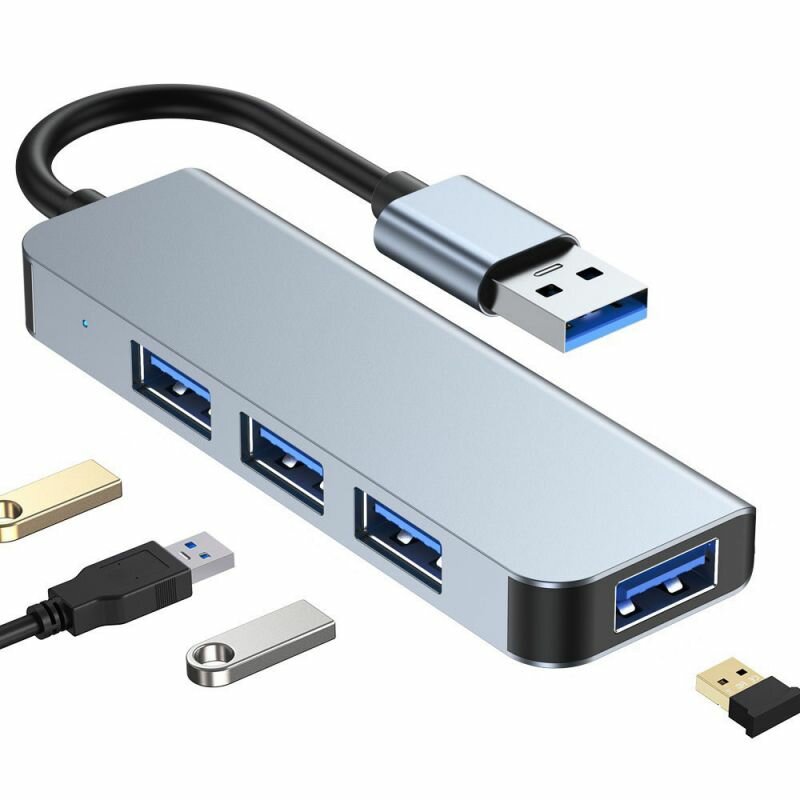 USB 30 двухпортовый расширитель высокоскоростной концентратор 7портовая докстанция расширения разветвитель