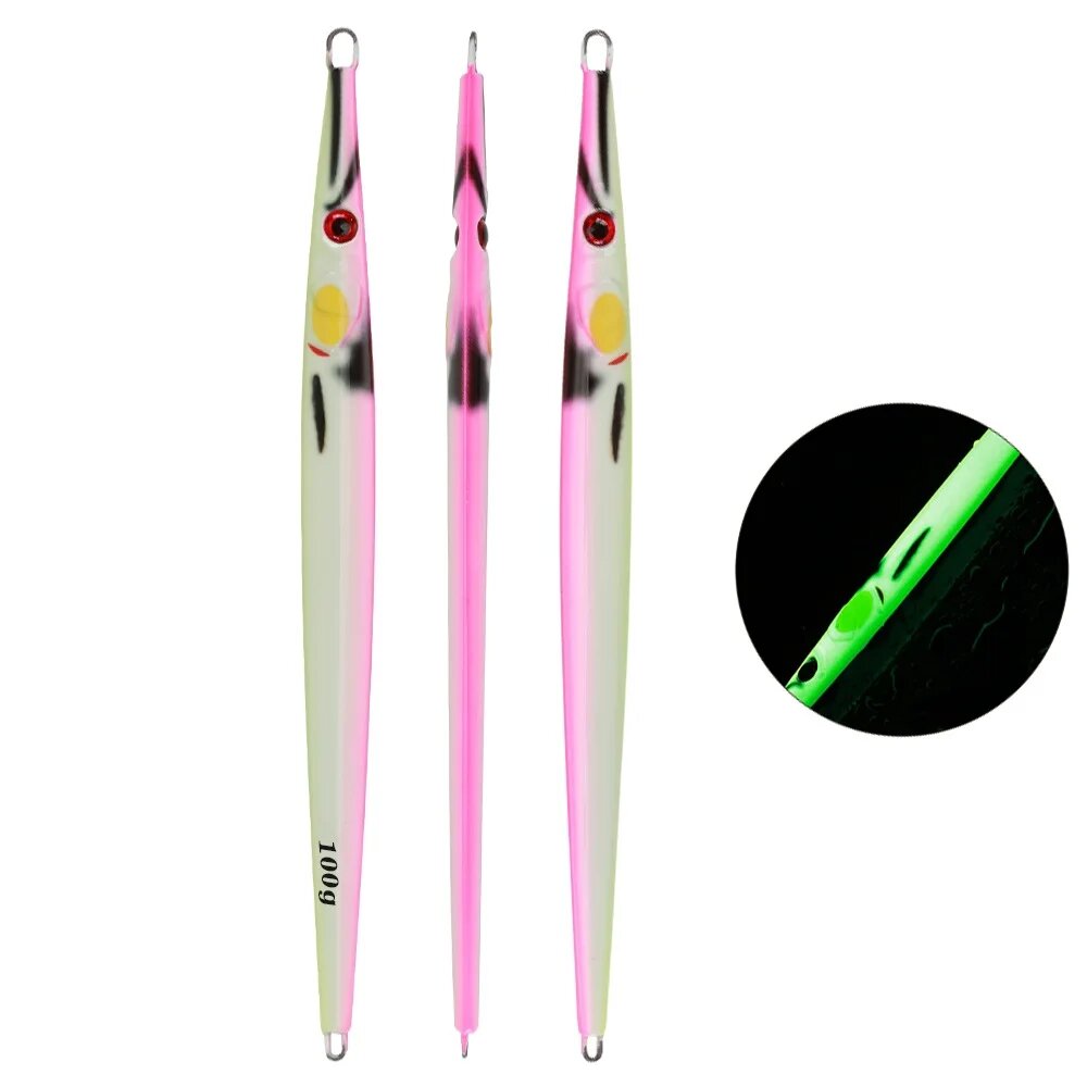 Джиг JIGGINGPRO Glow Pink 40-150г