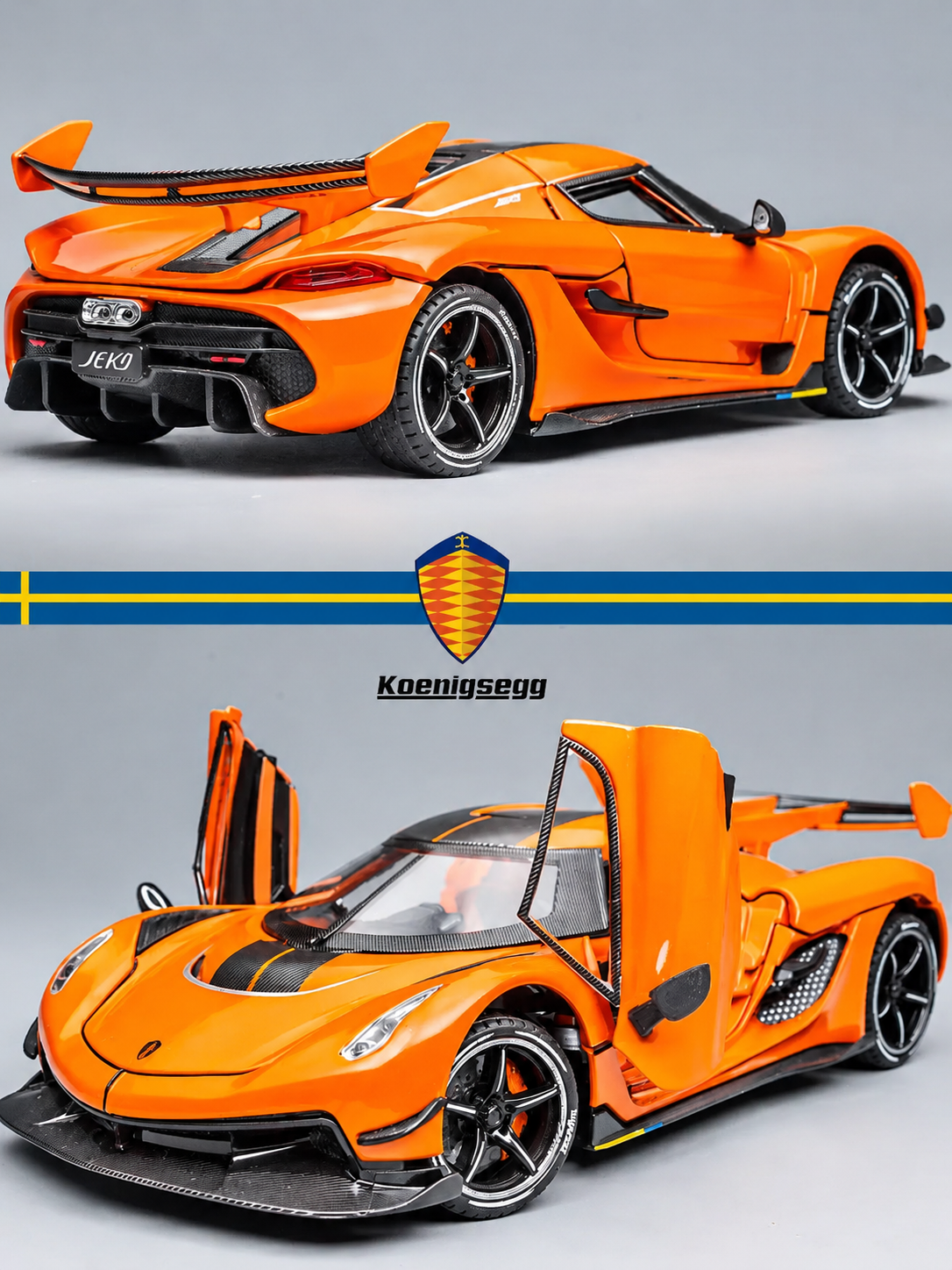 DIECAST CAR 1/24 Коллекционная металлическая машина Koenigsegg Jesko