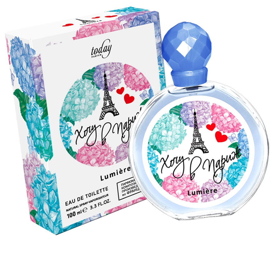 Женский eau de toilette Хочу В Париж Люмьере 100 мл / Delta Parfum Lumiere