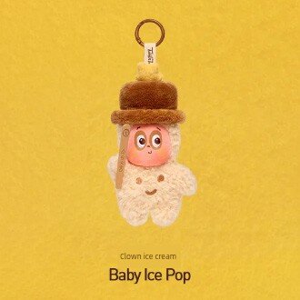 POP MART Twinkle Series Мягкая игрушка 'Клоун мороженое', не вскрыта, официальная подлинность