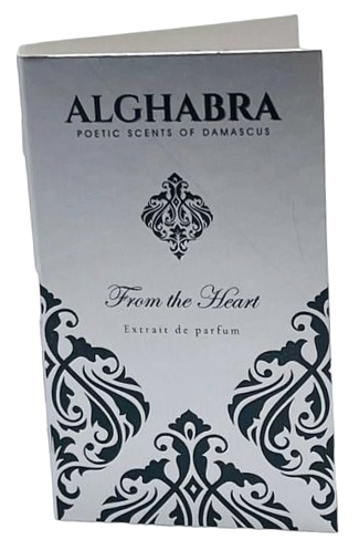 Миниатюра духов для мужчин и женщин Alghabra Parfums From The Heart 1.2 мл / Фром Зе Харт