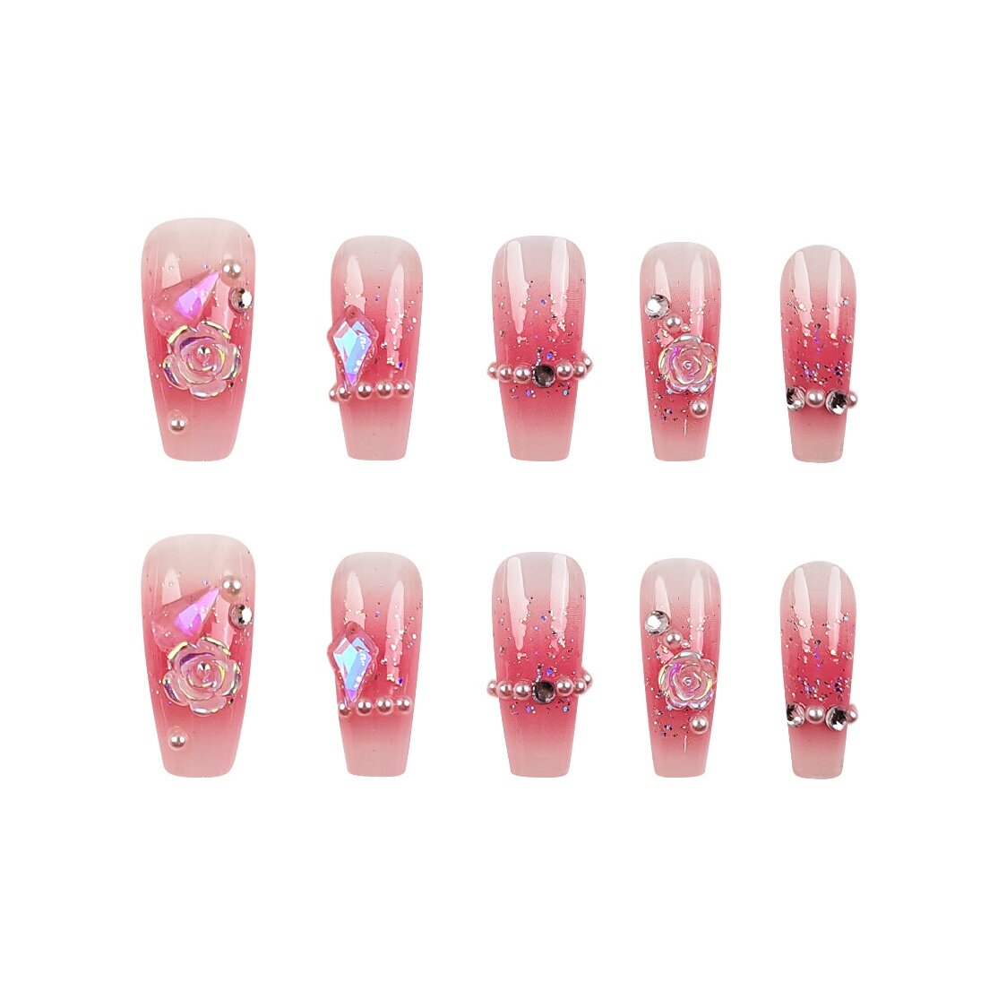 Накладные ногти WEICHENG m