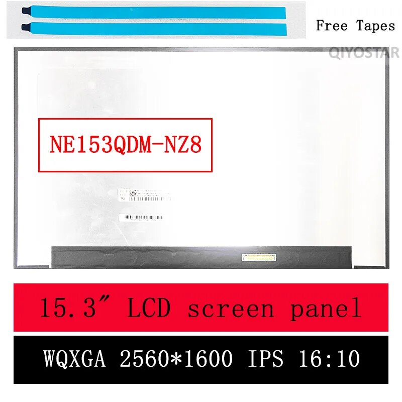 15,3-дюймовый ЖК-экран QIYOSTAR для ноутбука Lenovo NE153QDM NZ8 2560x1600 180Гц
