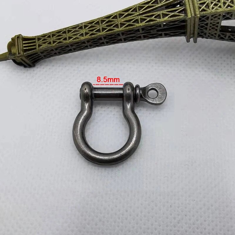 5 штук: винтажные карабины CLOXY из металла S-antique silver