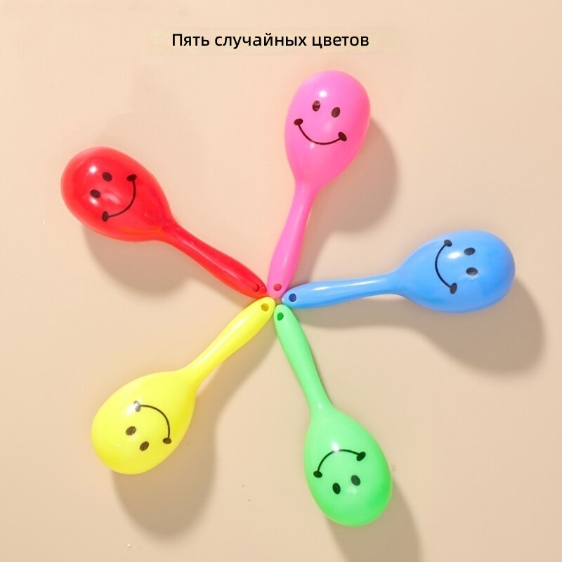 Погремушка-молоток с песком для попугаев, 5 шт.