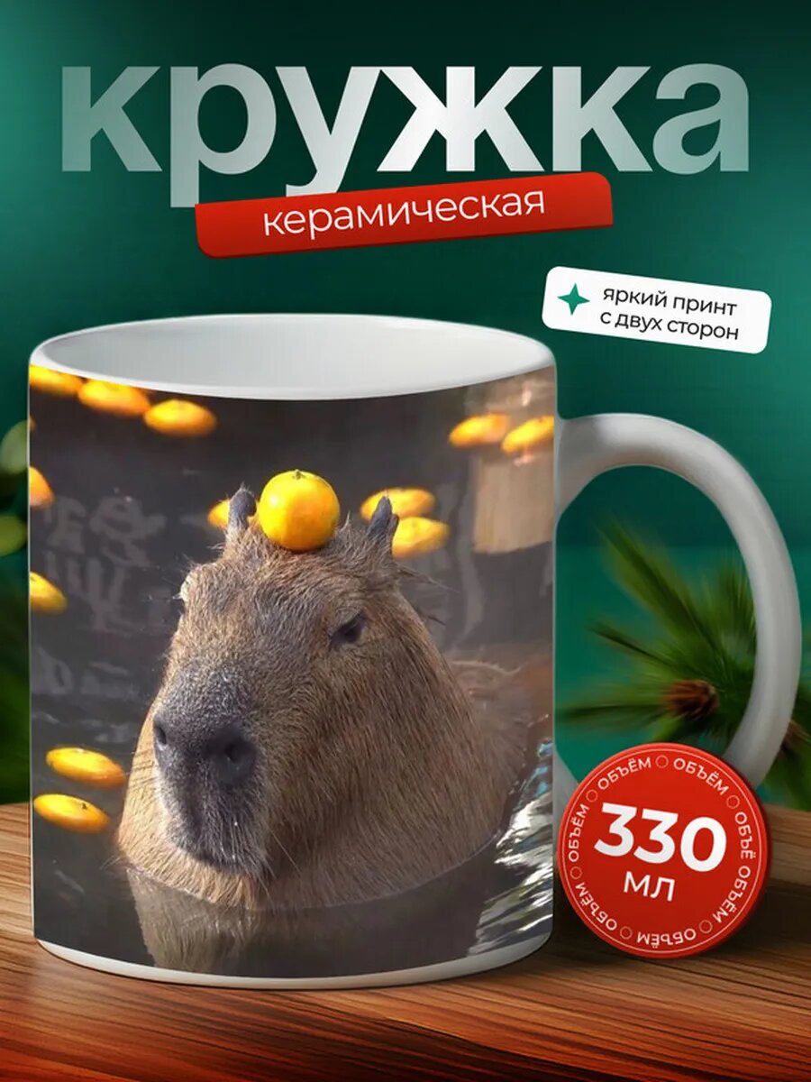 Кружка Капибара животное 6,