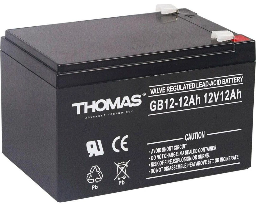 Аккумулятор для ИБП Thomas GB12-12Ah 12V12Ah