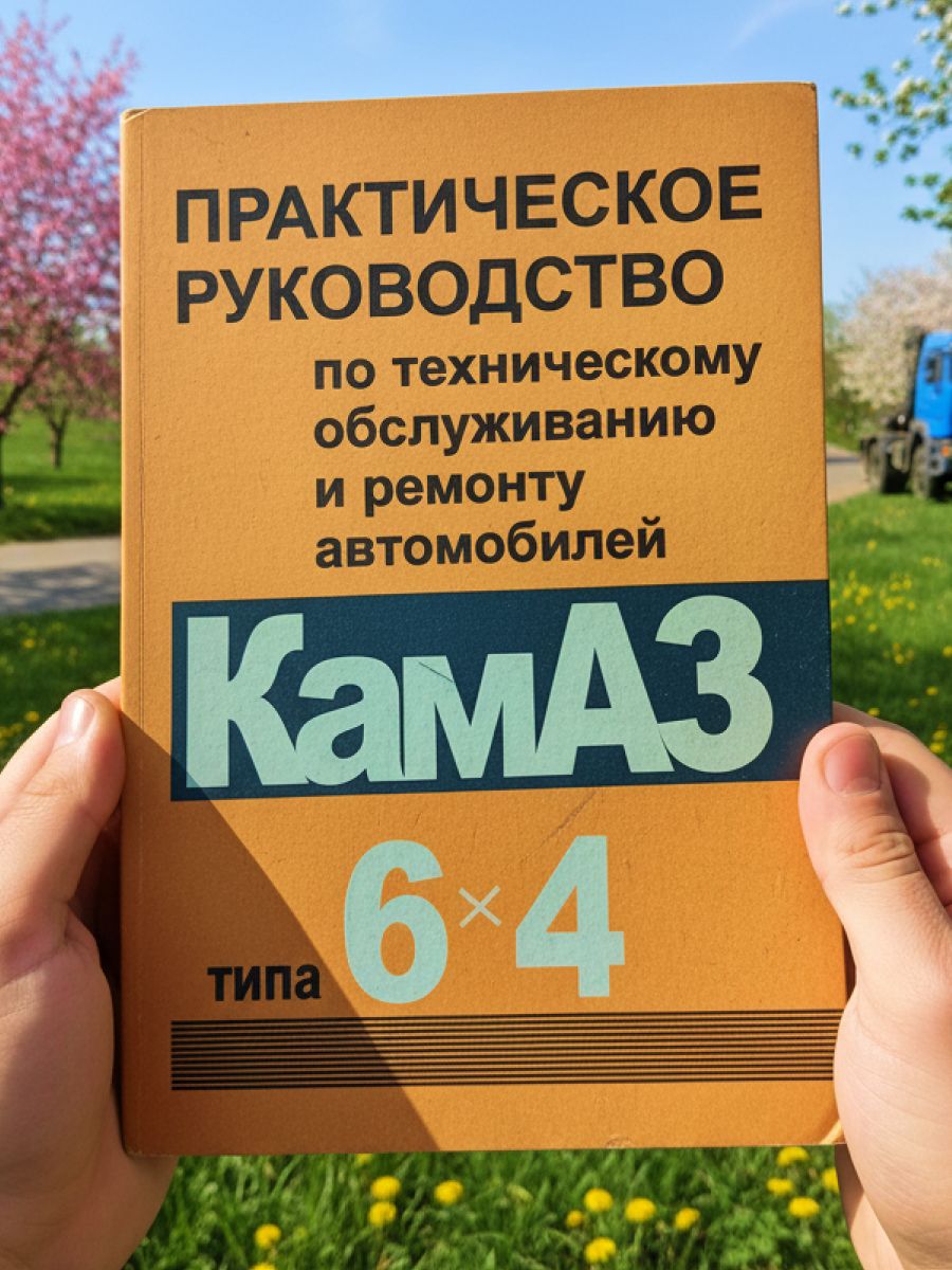 Книга Камаз 6х4, руководство по ремонту Камаз