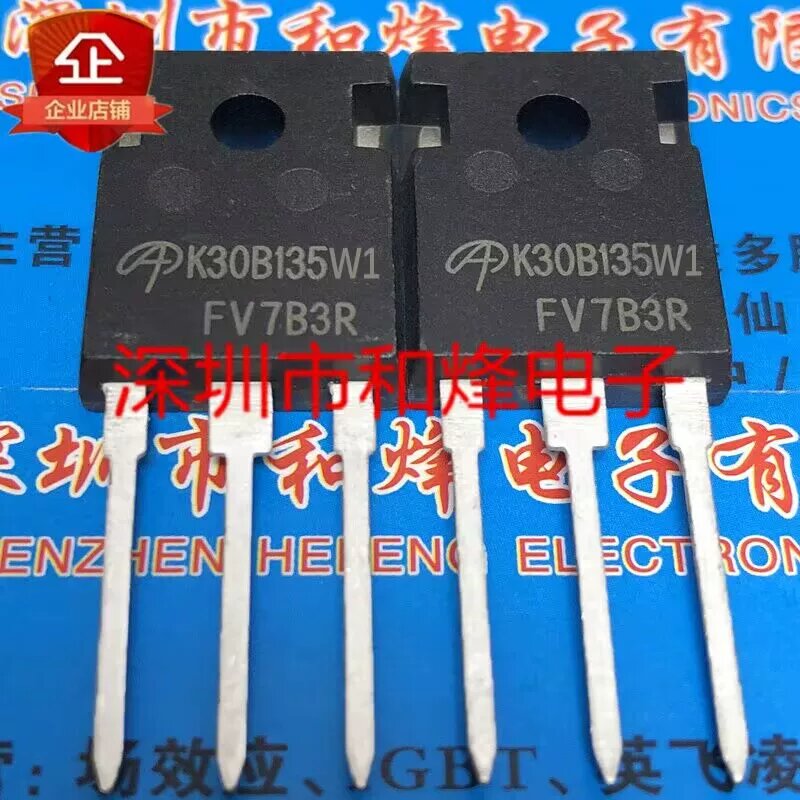 K30B135W1,1шт./лот,1350В 30А IGBT‑транзистор, для ремонта индукционных плит, инверторов, сварочных аппаратов