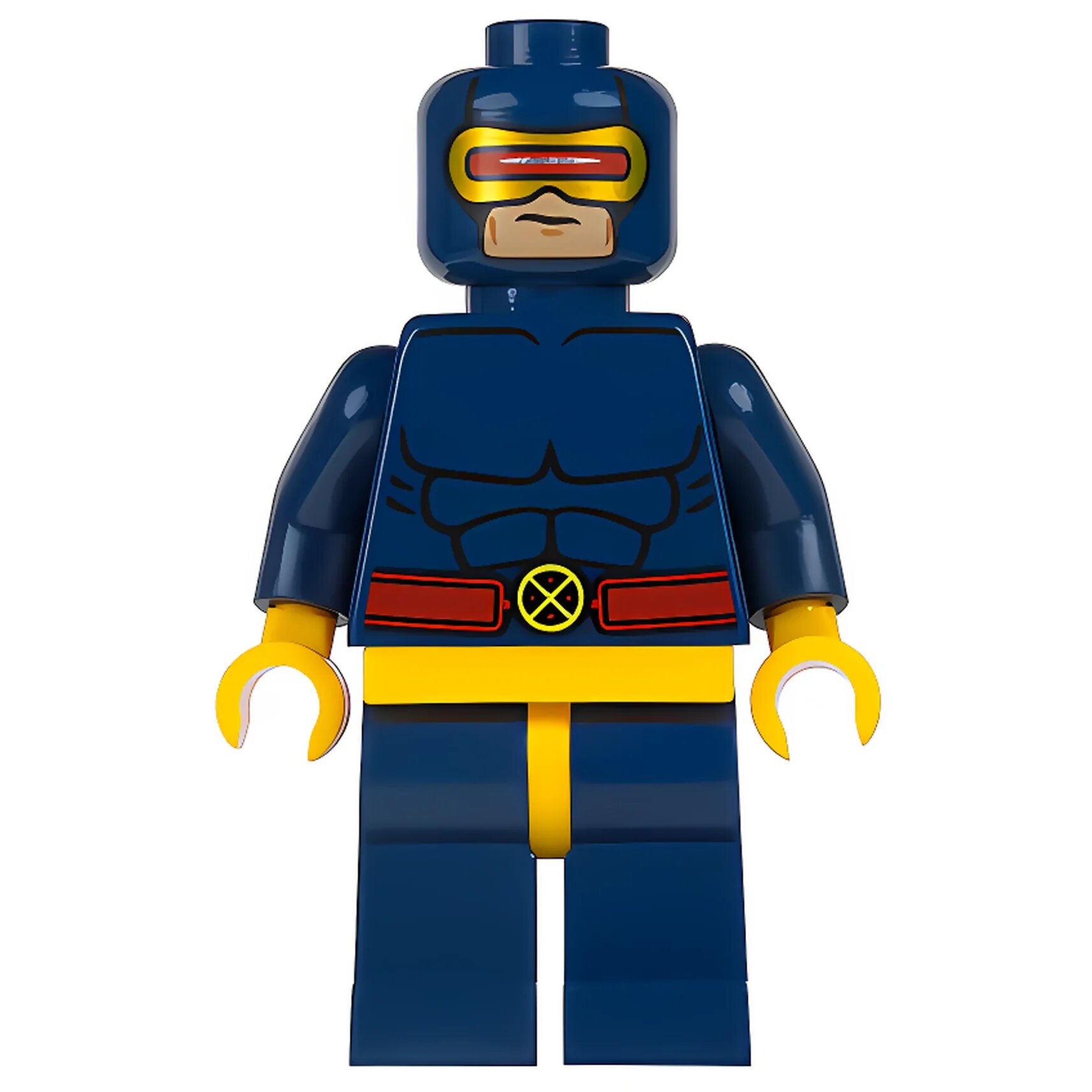 Минифигурка Lego Super Heroes Cyclops - Dark Blue Outfit sh0117 U