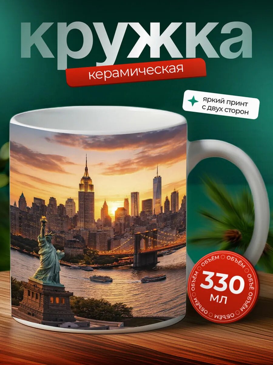 Кружка Нью-Йорк город 3,