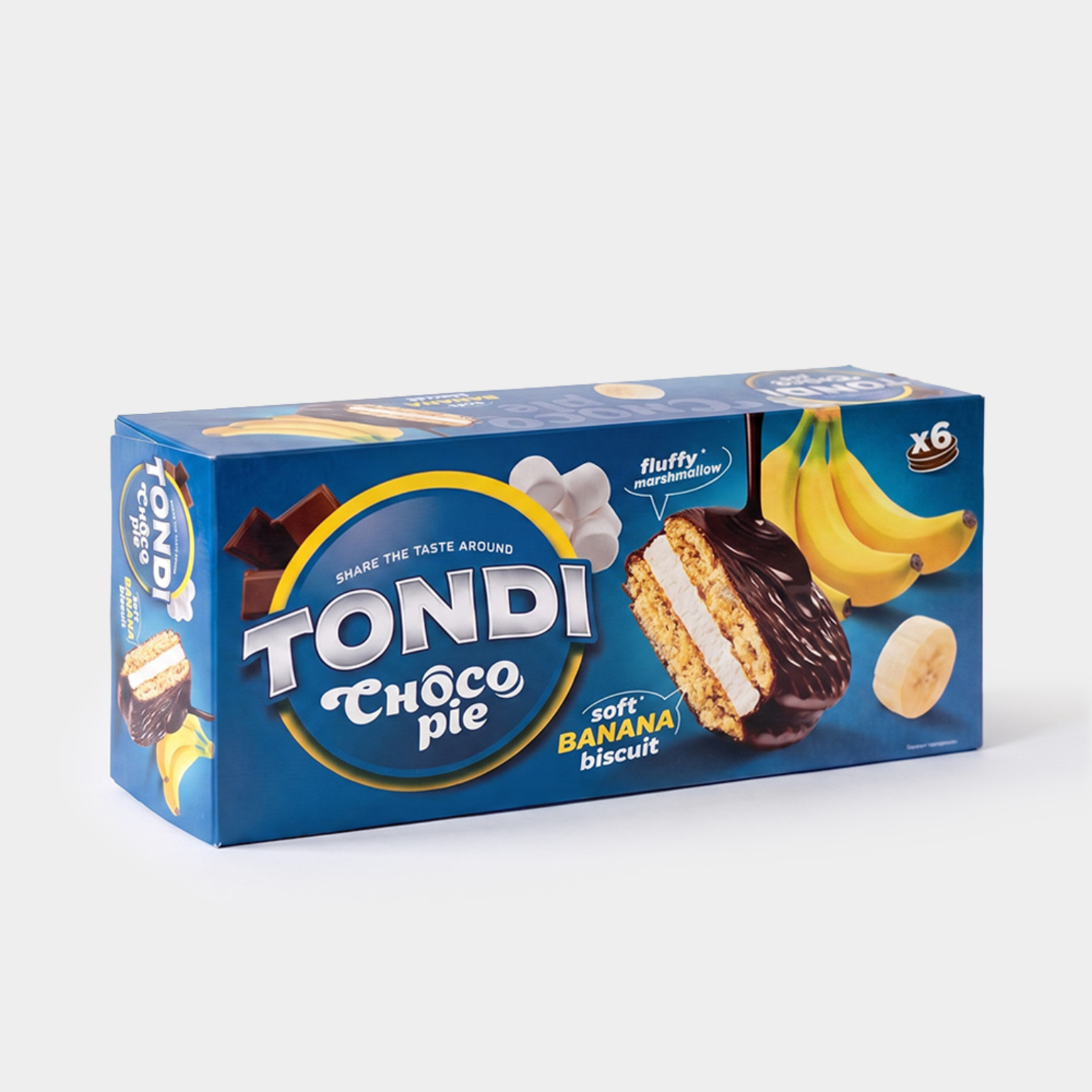 Tondi, choco Pie банановый, 180 г