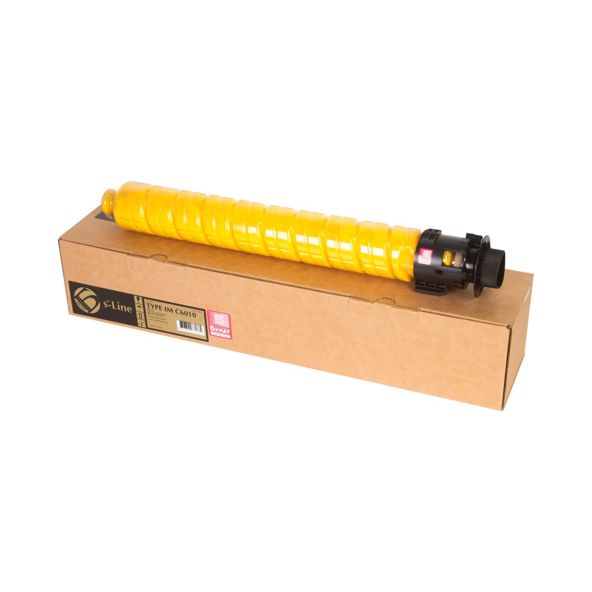 Тонер-картридж IM C6010 (842531) булат s-Line для Ricoh IM C4510, Ricoh IM C5510, Ricoh IM C6010 (Жёлтый, 28000 стр.)