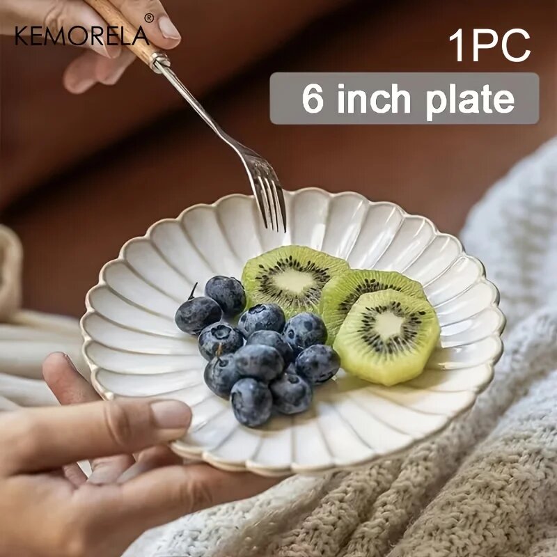KEMORELA Салатницы из керамики белые 2 штуки 1PCS
