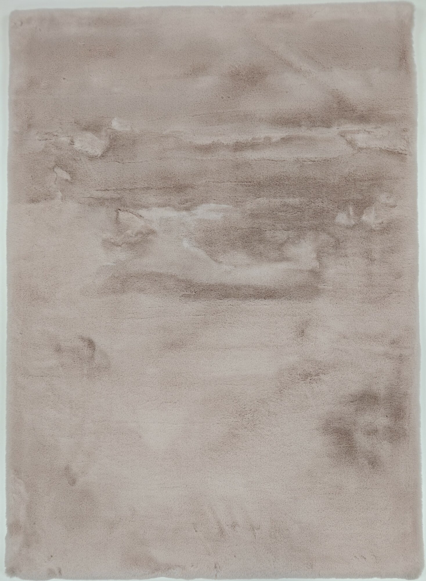 Коврик из высокоплотного искусственного кроличьего меха "REX чайная роза" 120х170 см