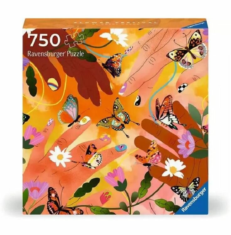 Пазл Ravensburger Искусство и душа, Фестиваль цветов, 750 деталей