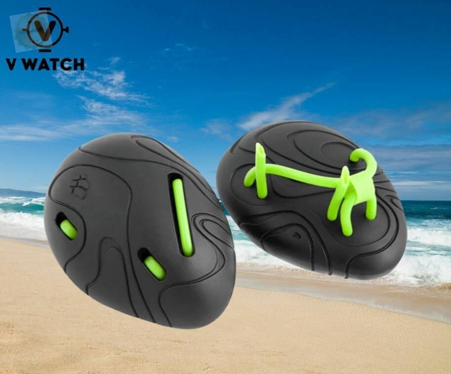 Антилопатки для плавания Mad Wave "Egg Trainer", цвет: черный, зеленый