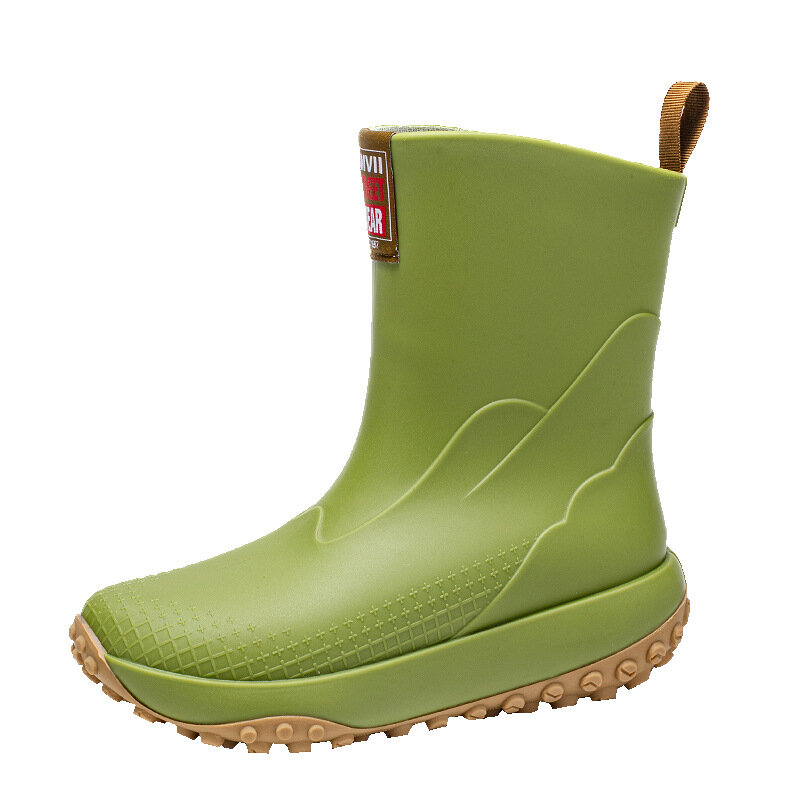 Резиновые сапоги средней или низкой высоты для активного отдыха, зимние мужские, взрослые, для родителей и детей, парные рабочие водонепроницаемые сапоги, женские и детские теплые резиновые сапоги. Размер обуви. EU:41