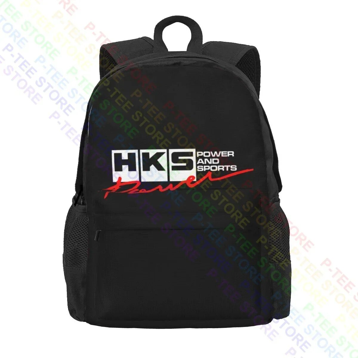 Jdm Hks Power And Sports Рюкзак большой емкости с логотипом в японском стиле Модный художественный принт Экологичный многофункциональный