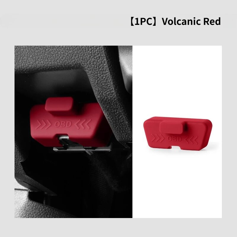 Водонепроницаемый колпачок OBD-порта Volcanic Red для BMW