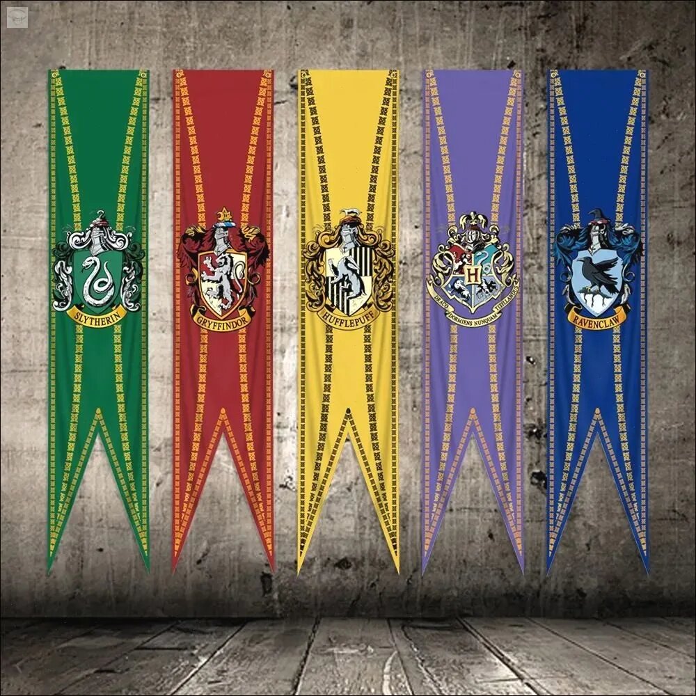 Флаг Гарри Поттера для украшения колледжа 30*150cm из полиэстера