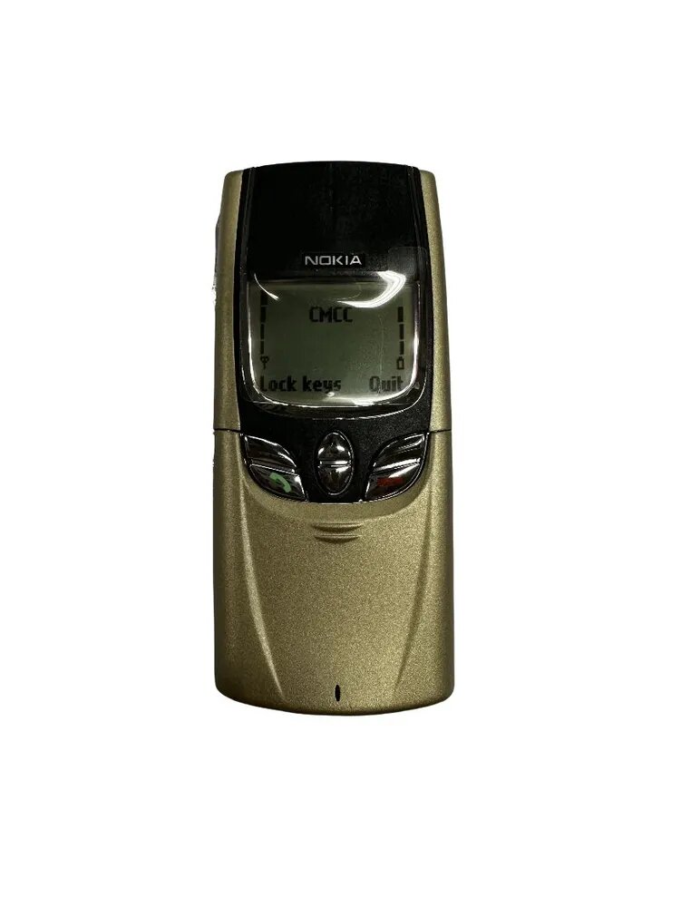 Nokia 8850 Золотой мобильный телефон. Раскладной дизайн, металлический корпус, классика.